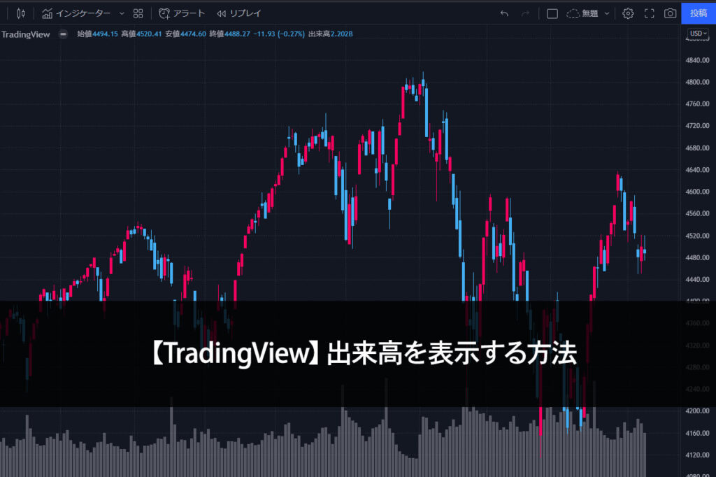 TradingViewの機能 | Trade Note